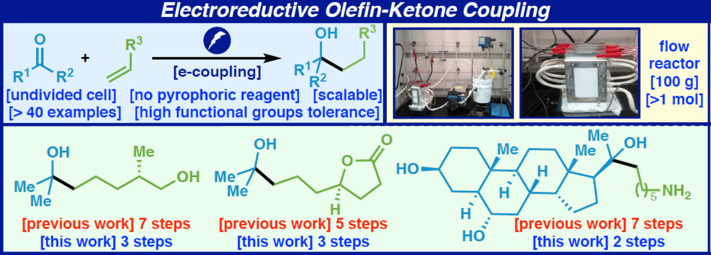 Electroreductive Olefin–Ketone Coupling | Minakem